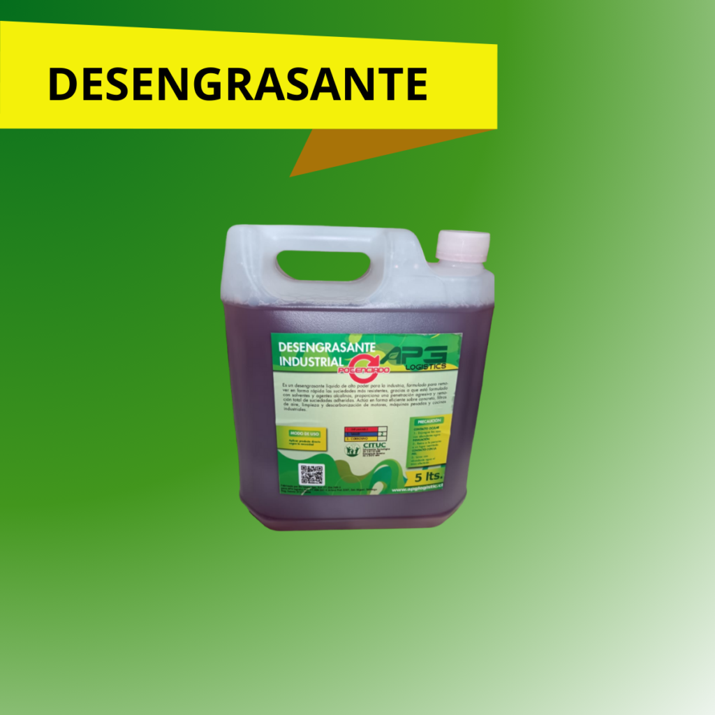 DESENGRASANTE INDUSTRIAL - 5 LITROS - APG Logistics